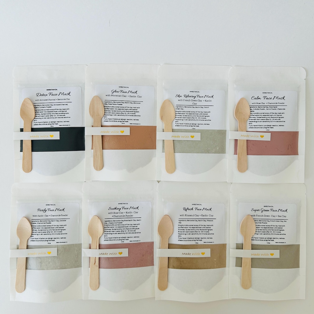 BULK/WHOLESALE Facial Clay Masks/wholesale Face Masks/wholesale Facial ...