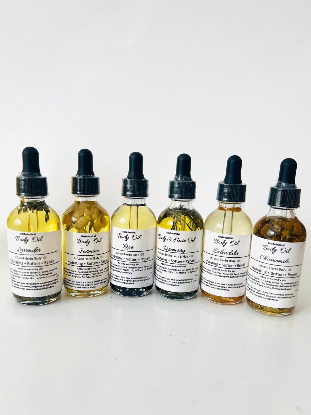 2oz Moisturizing Body Oil/nourishing Body Oil/massage Oil/herbs Infused ...