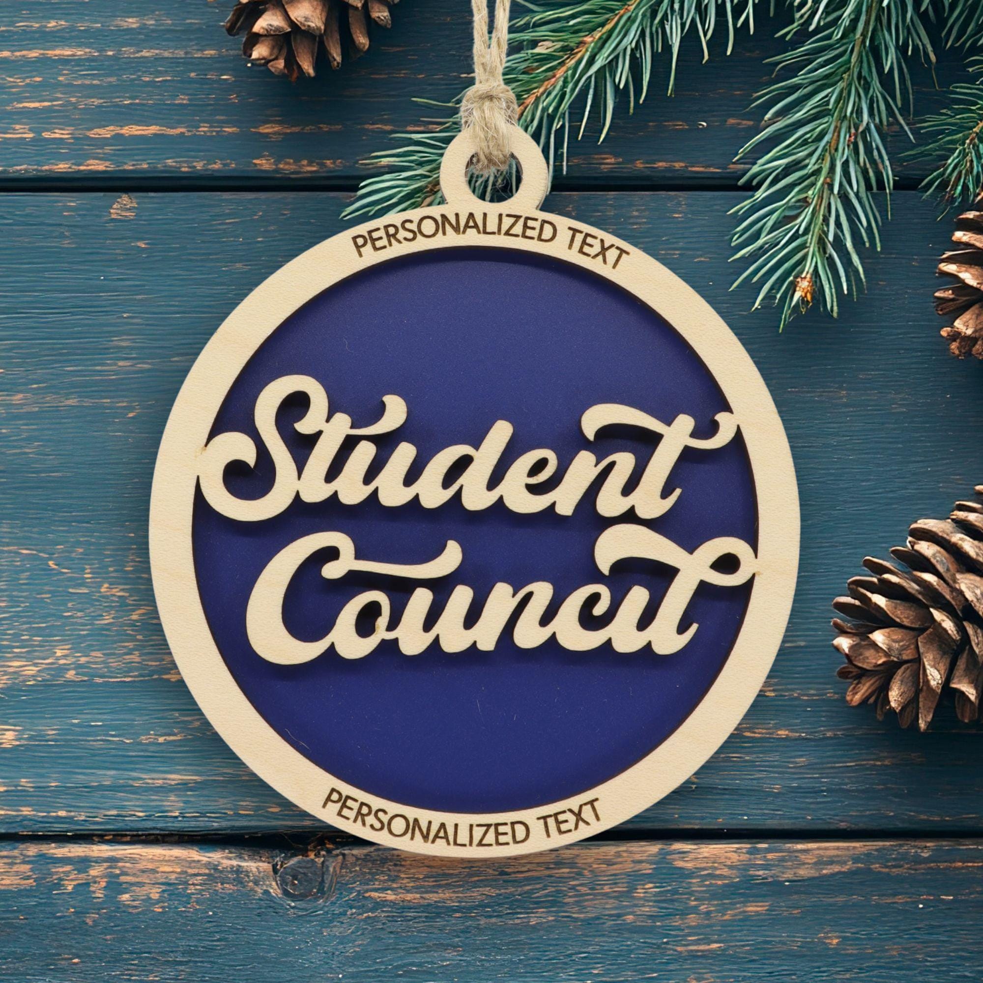 Custom Student Council Ornament – High School Class Gift – Personalized ...