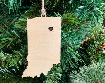Indianapolis Skyline Ornament, Indianapolis Indiana Gift, New City ...
