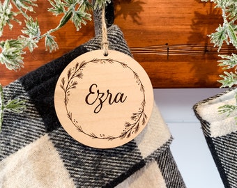 Personalized Round Gift Tags - Etsy