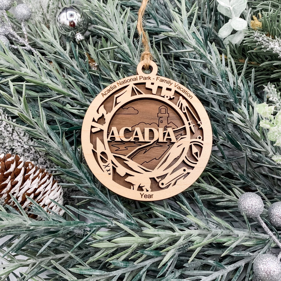 Acadia Ornament With Personalization, Choose Any National Park ...
