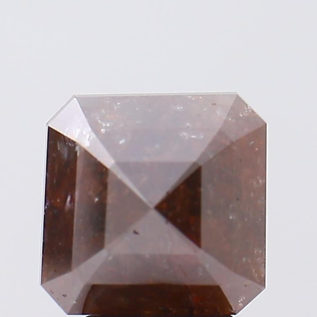 5.11ct Emerald Cut Red Diamond: Natural Loose Stone 9x8.8mm - Etsy UK