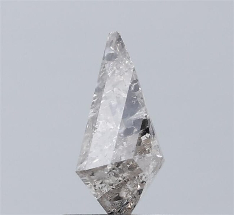 Buy 0.92ct Kite Salt and Pepper Natural Polished Loose Diamond 9.5x5 ...
