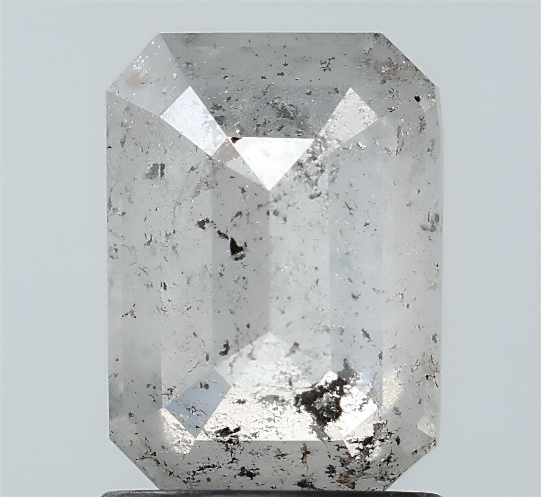 1.59ct Emerald Cut Red Color Enhanced Loose Diamond: 8x5.8mm - Etsy