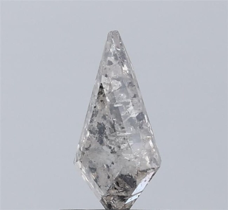 Buy 0.92ct Kite Salt and Pepper Natural Polished Loose Diamond 9.5x5 ...