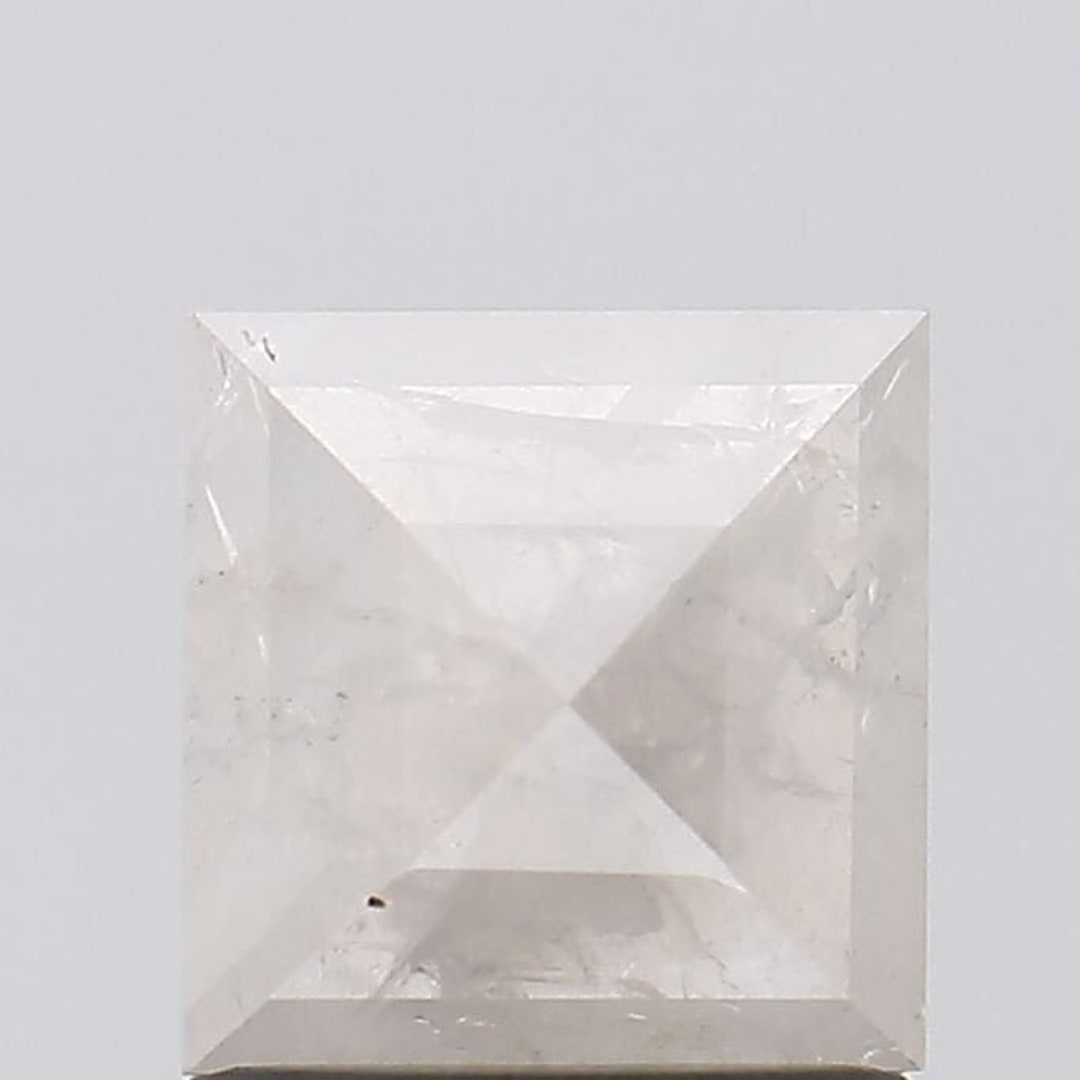 0.99ct Square Salt and Pepper Diamond: 6x6mm Natural Loose Diamond - Etsy