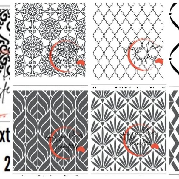 Large Stencils - Etsy UK