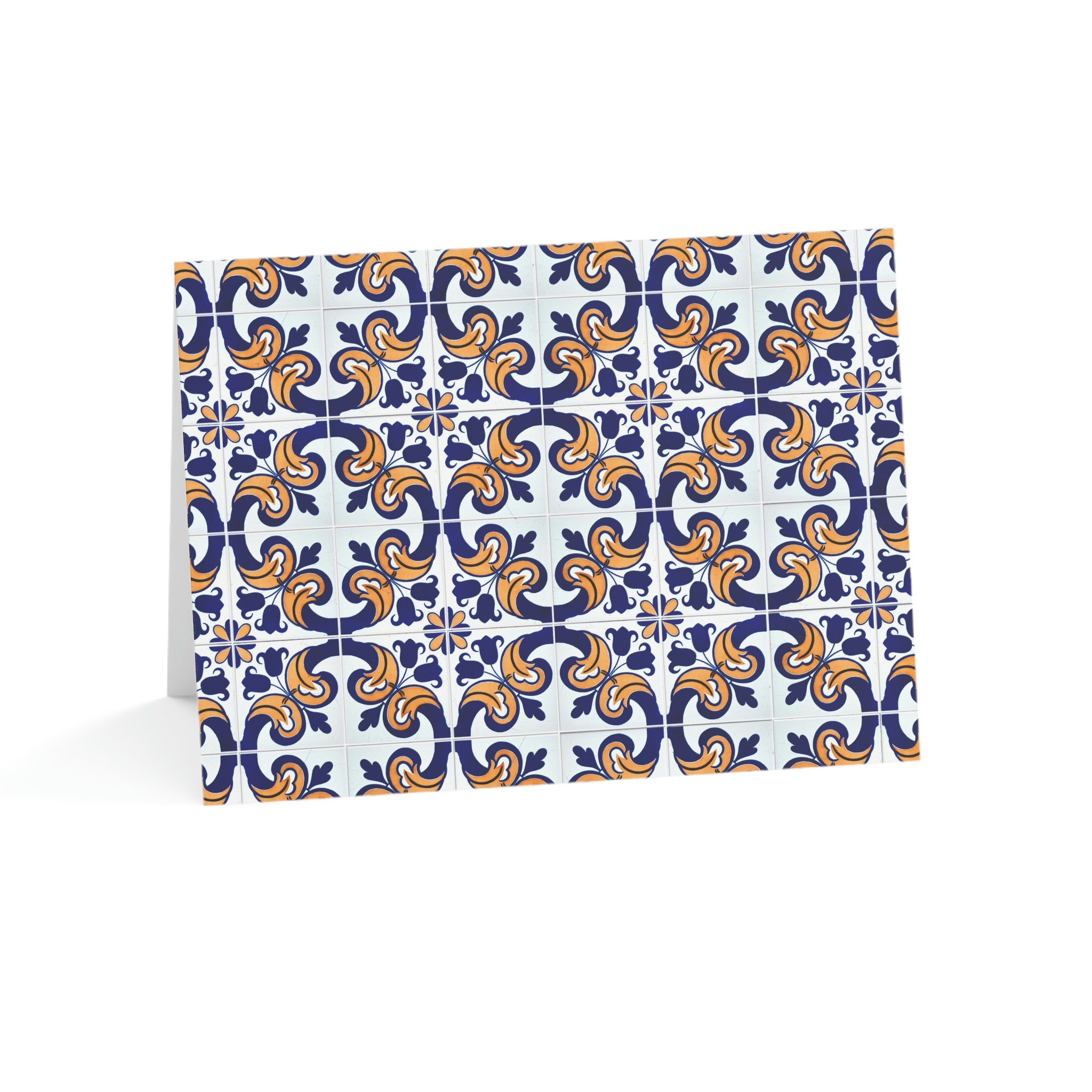 Talavera Tile Cards Mediterranean Tile Greeting Cards Portuguese ...