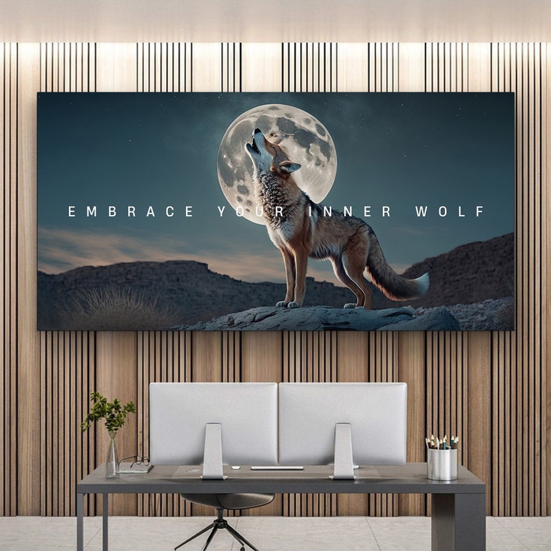 Wolf Poster - Etsy
