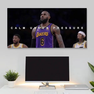 Lebron James Wall Art Inspirational Quote Poster Home Office Decor ...