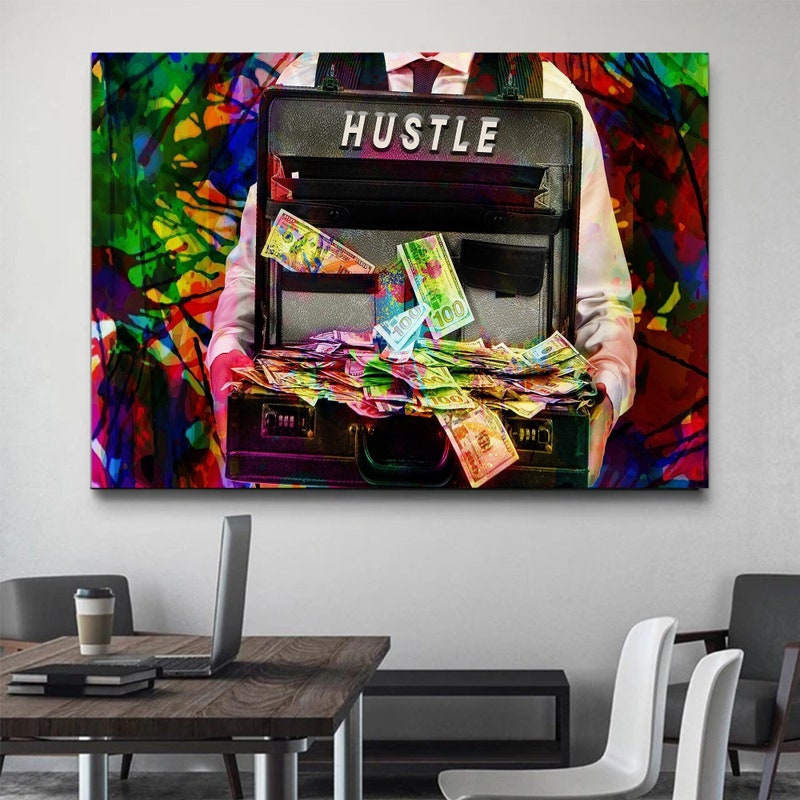 Hustle Wall Art - Etsy