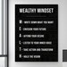 Growth Mindset Inspirational Wall Art for Office Decor Millionaire ...