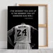Kobe Bryant Canvas Inspirational Quotes Wall Art for Office Decor Black ...
