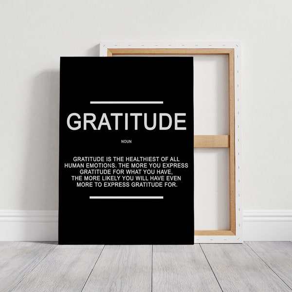 Gratitude Poster - Etsy