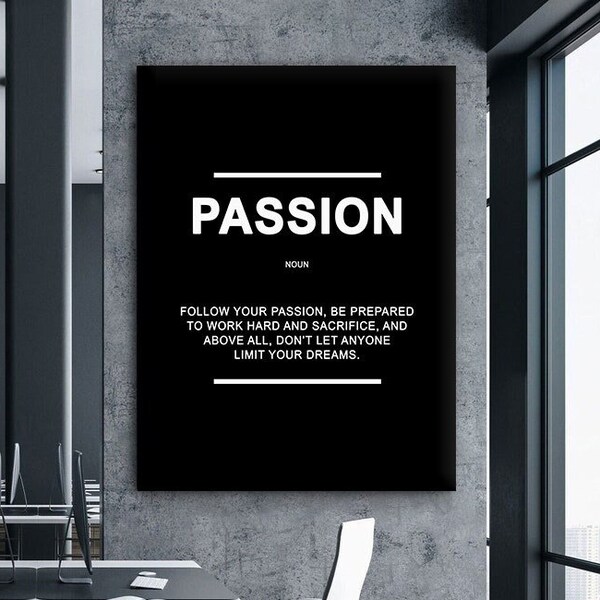 Passion Quotes - Etsy