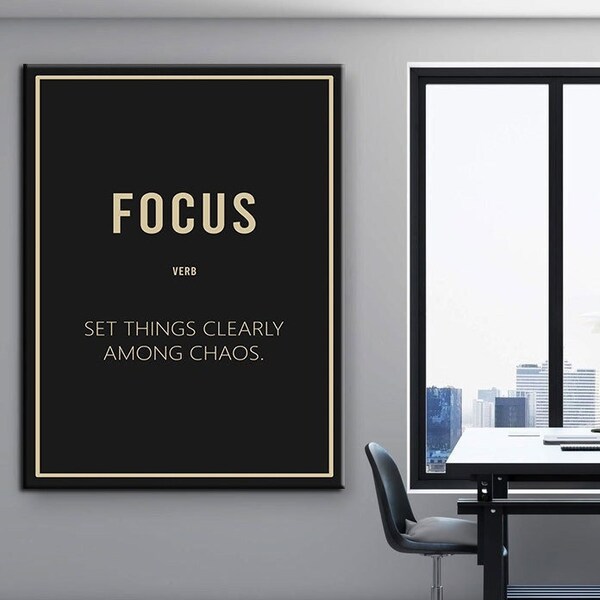 Focus Sign - Etsy