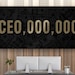 CEO Poster Inspirational Wall Art for Office Decor Boss Canvas Gifts ...