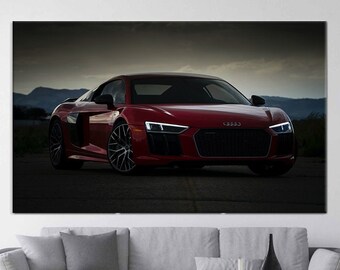 Audi R8 Wall Art - Etsy
