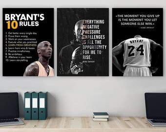 Kobe Print, Kobe Bryant Quote, Motivational Poster, Kb24, Kobe Quote ...