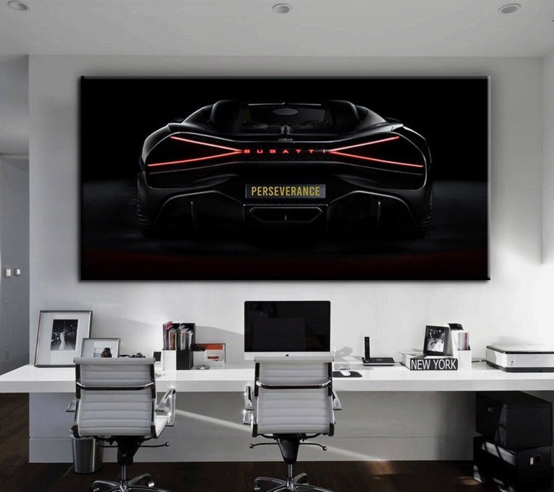 Bugatti Wall Art Perseverance Quote Motivational Canvas - Etsy