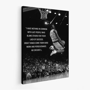 Kobe Bryant Poster Motivational Quote Wall Art for Office Decor ...