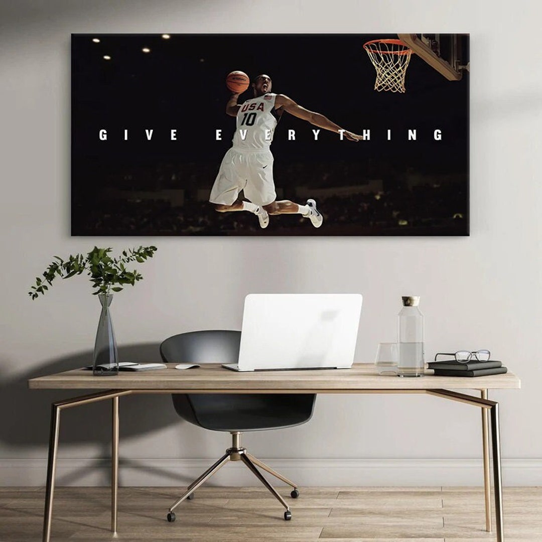 Kobe Bryant Motivational Poster Give Everything Modern Office - Etsy