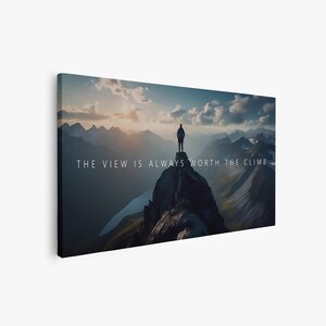 The Best View Inspirational Wall Art for Office Decor Entrepreneur ...