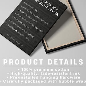 Trading Poster Stock Market Wall Art for Office Decor Trading Rules ...