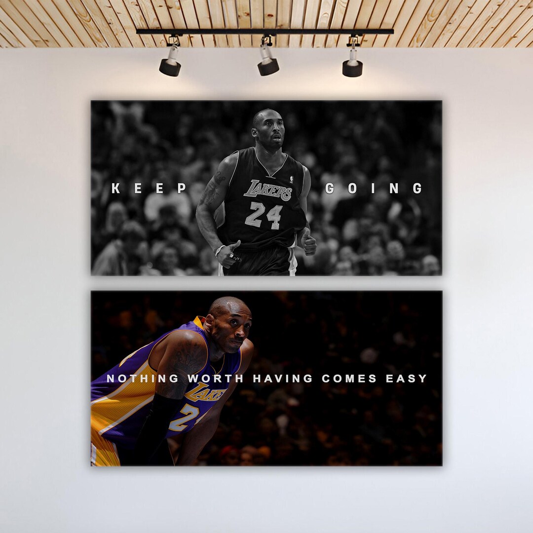 Kobe Bryant Poster Motivational Wall Art for Home Office Decor ...
