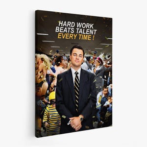Hard Work Beats Talent Poster Motivational Quotes Wall Art for ...