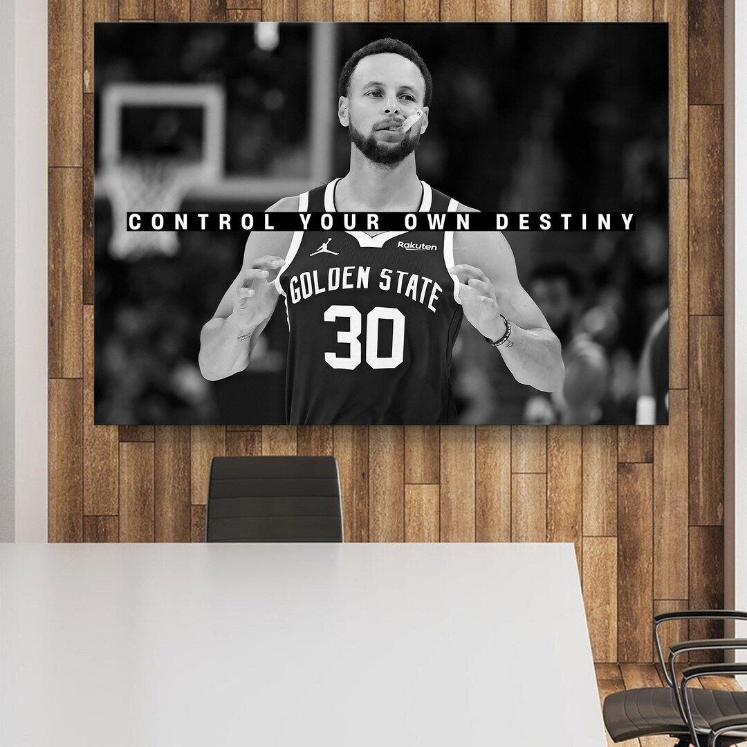 Stephen Curry Poster Inspirational Wall Art Success Mindset Quote ...