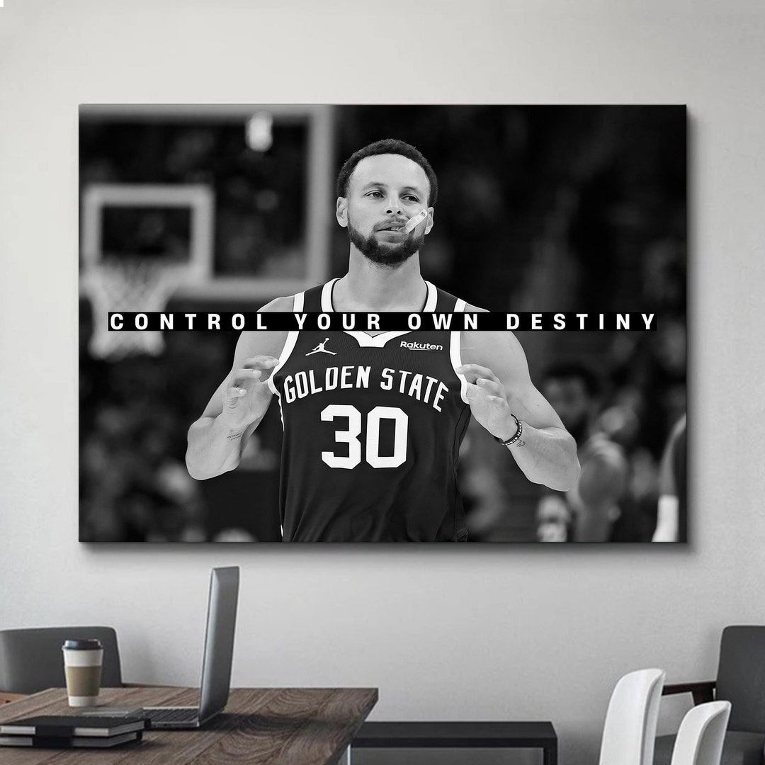 Stephen Curry Poster Inspirational Wall Art Success Mindset Quote ...