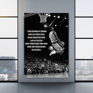Kobe Bryant Poster Motivational Quote Wall Art for Office Decor ...
