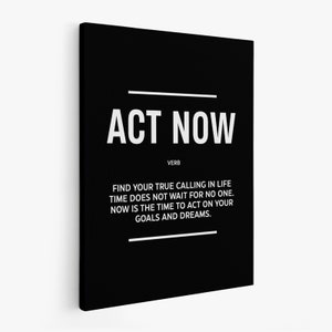 Motivational Quotes Wall Art for Office Decor Success Canvas Gifts for ...