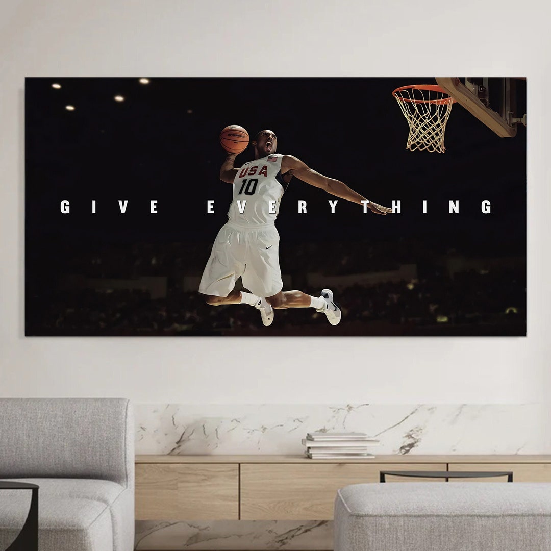 Kobe Bryant Motivational Poster Give Everything Modern Office Decor ...
