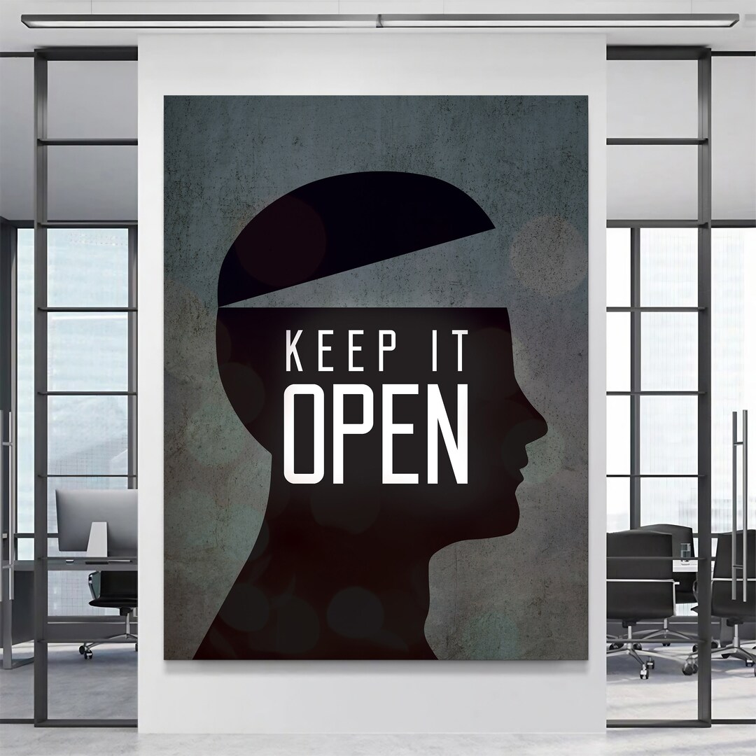 Growth Mindset Poster Inspirational Wall Art for Office Decor Positive ...