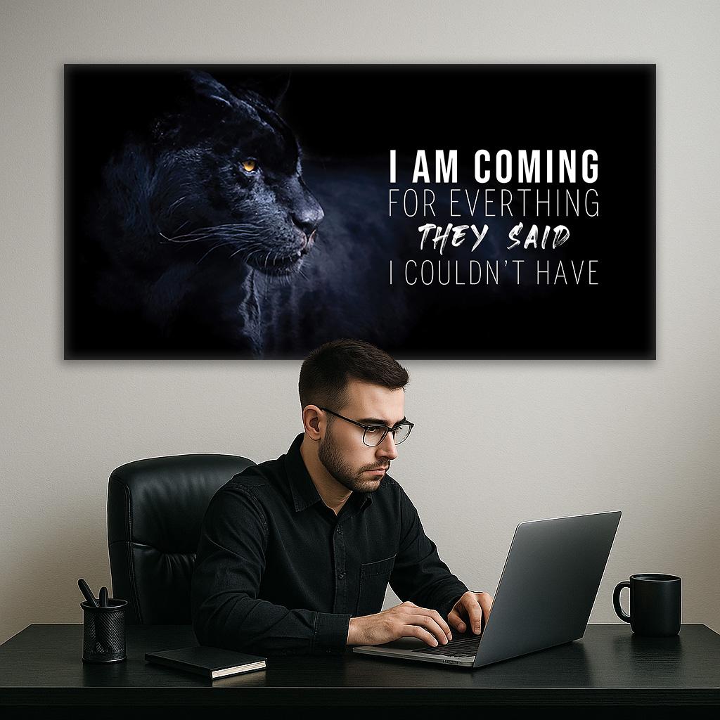 Motivational Quote Poster for Office Landscape Wall Art for ...