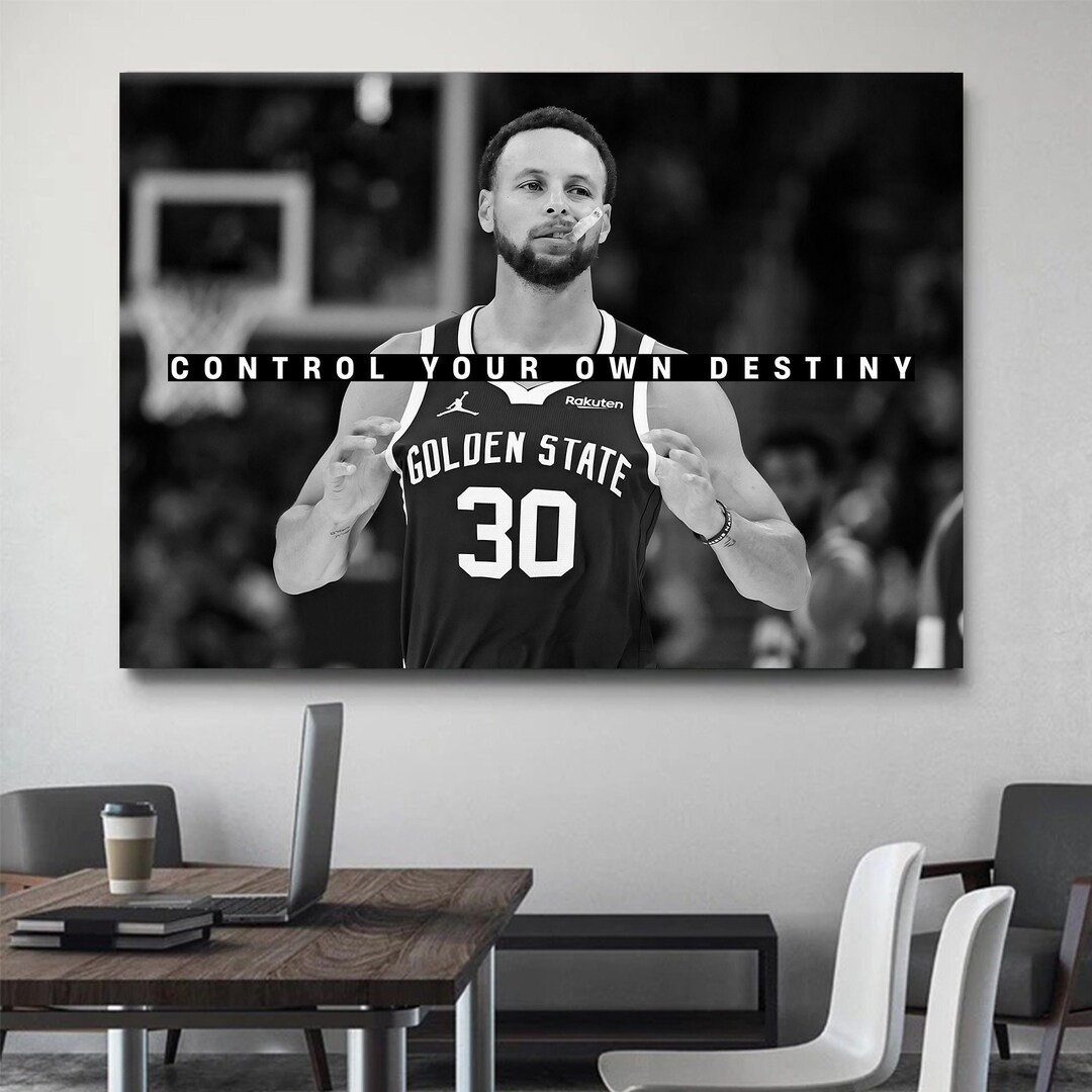 Stephen Curry Poster Inspirational Wall Art Success Mindset Quote ...