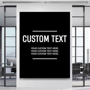 Custom Words Definition Poster Minimalist Custom Quotes Wall Art for ...