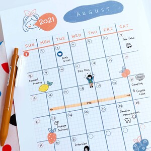 Printable Calendar Set - Etsy
