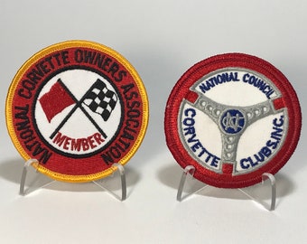 Embroidered Corvette Patches - Etsy