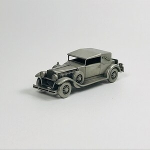 1930 PACKARD Convertible Auto Diecast Pewter Scale Model Replica ...