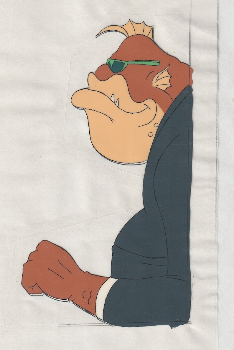 Original FISH POLICE Hanna Barbera Cartoon Production Used - Etsy