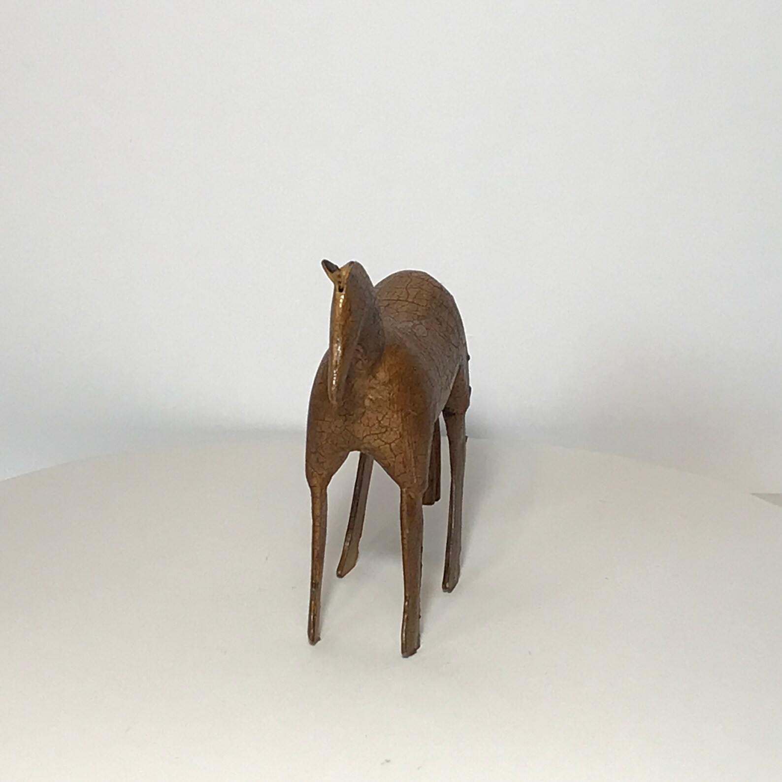 Antique Primitive Horse Sculpture Early Folkart Pony Figurine Rustic ...