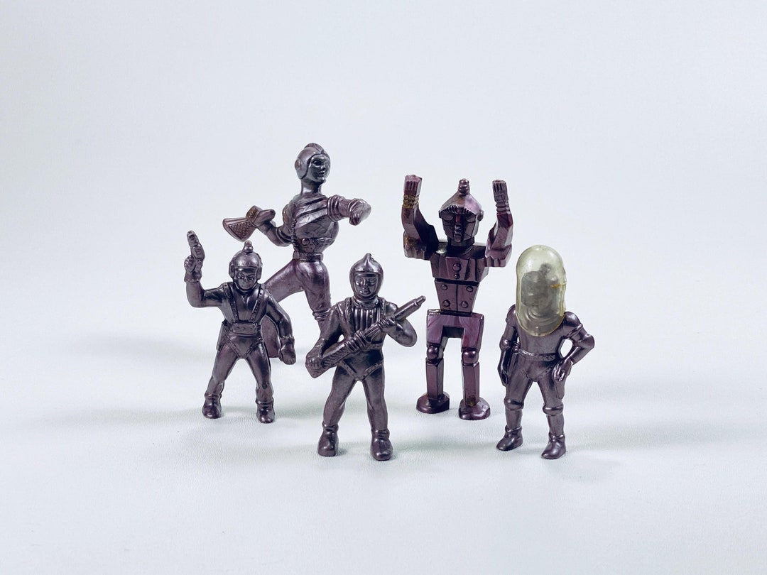 Alien Astronaut Figures Archer AJAX Spacemen Toy Figurines 1950s ...