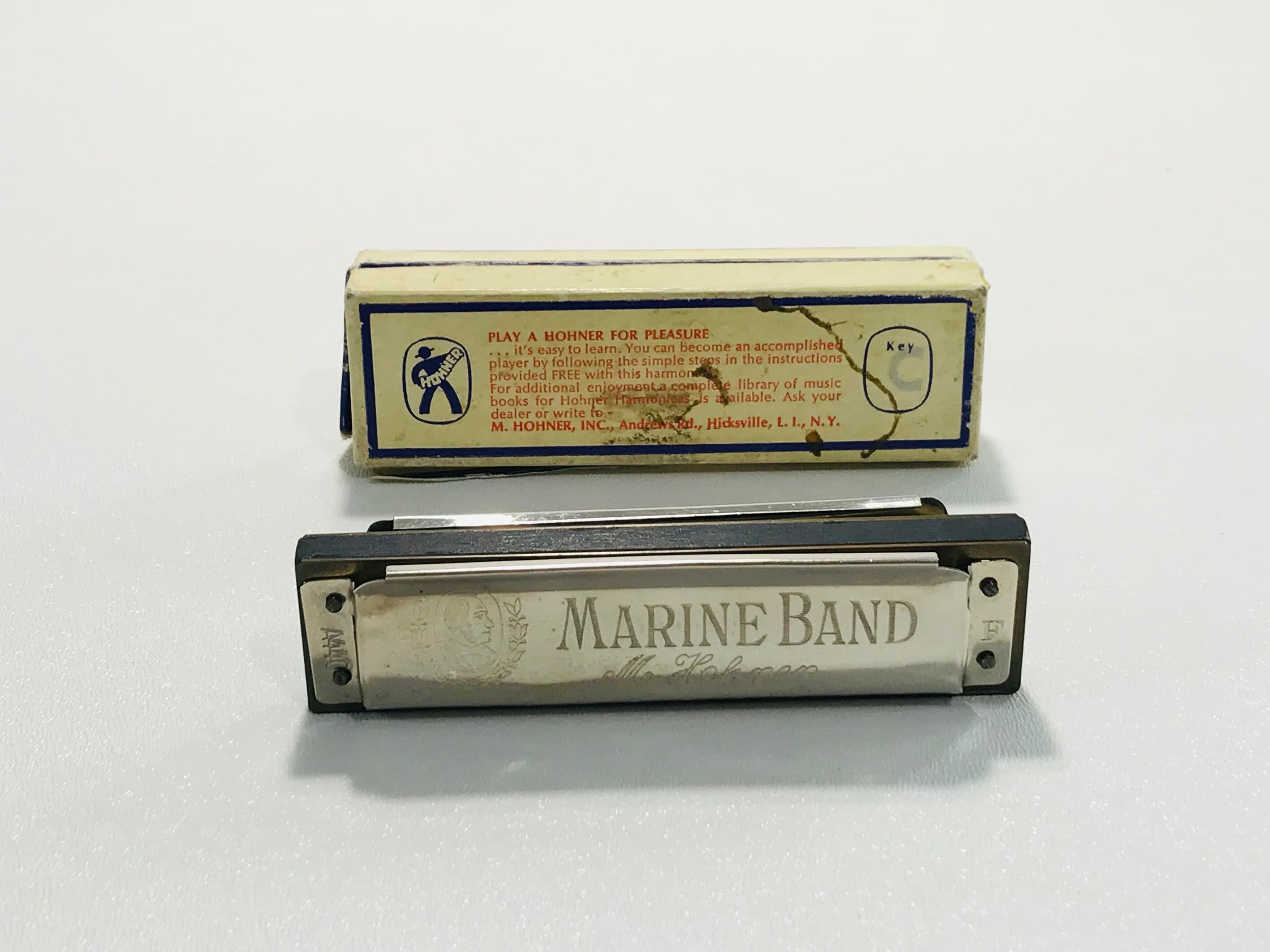 M Hohner Harmonicas Harp MARINE BAND Harmonica Key of F - Etsy