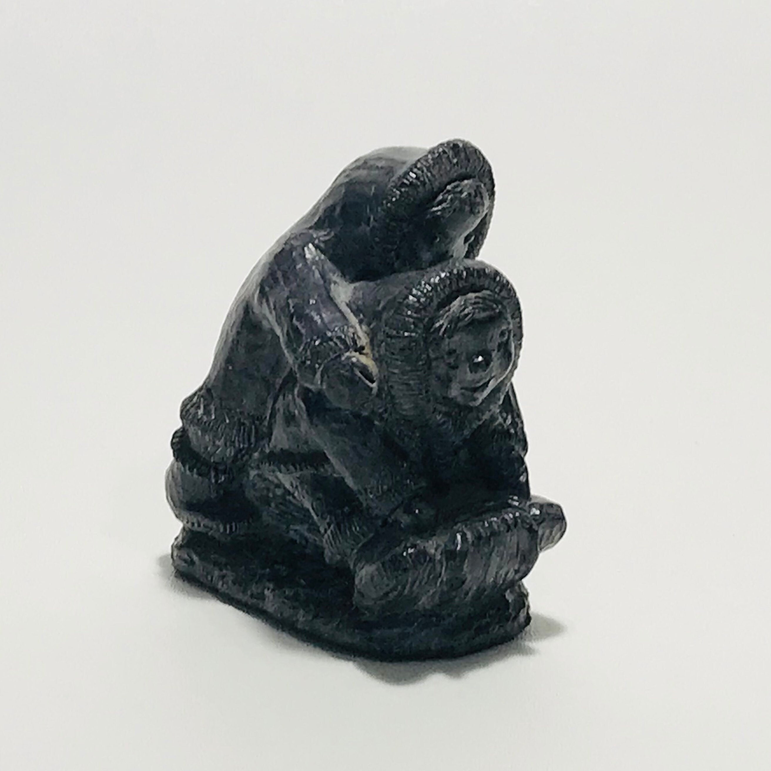 Vtg Inuit Eskimo Art a WOLF ORIGINAL Sculpture Canada Carved - Etsy