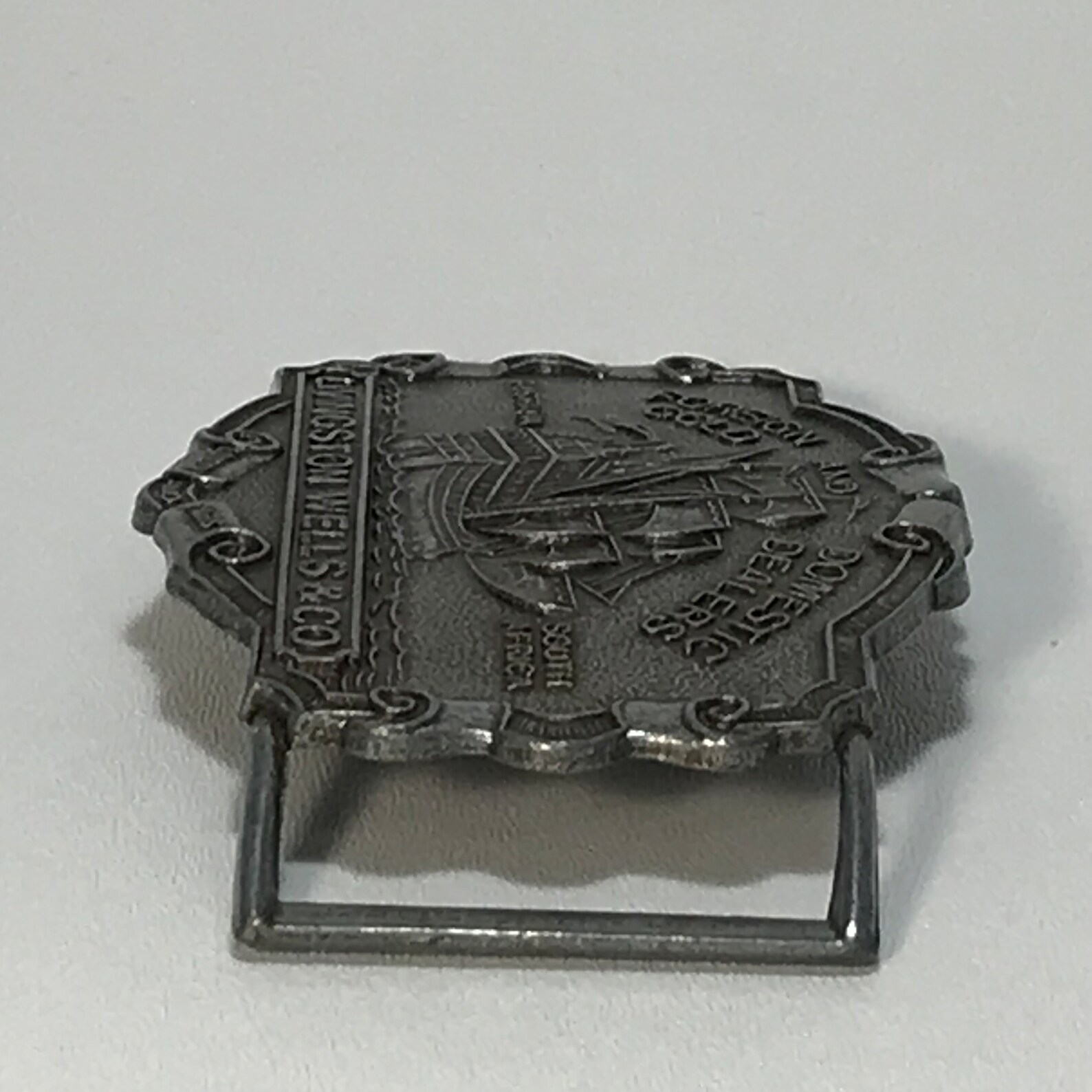 Vintage Belt Buckles Livingston Wells Co Foreign and Domestic Gold ...