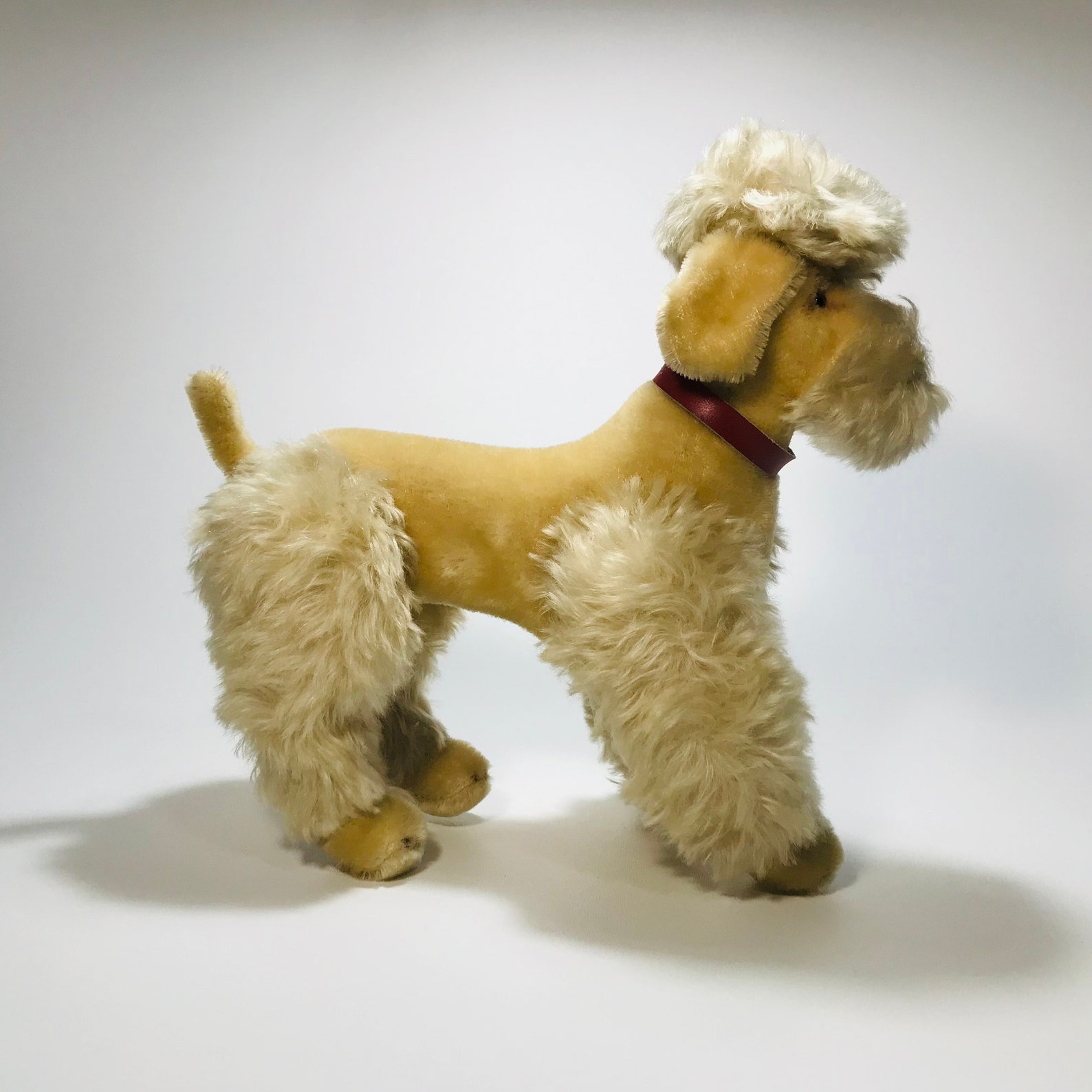 Vintage STEIFF Dog SNOBBY Jointed Mohair Stuffed Animal Poodle Terrier ...